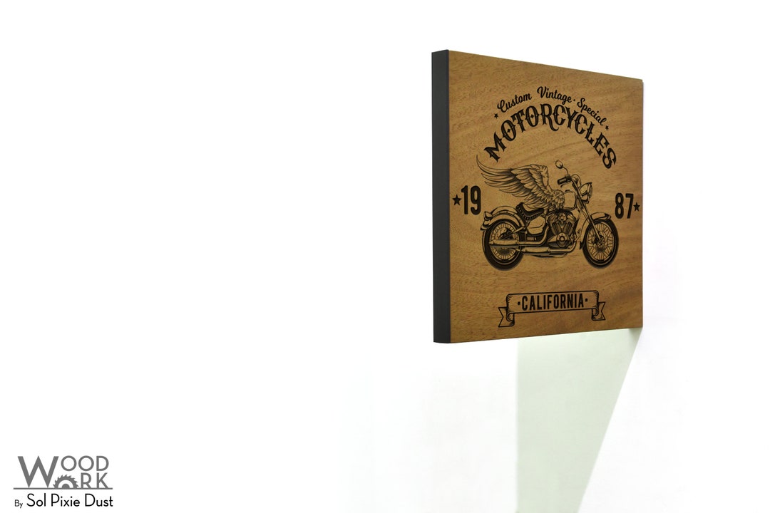 Personalized Motorcycle Sign - Harley Biker Sign - Bike Rental ...
