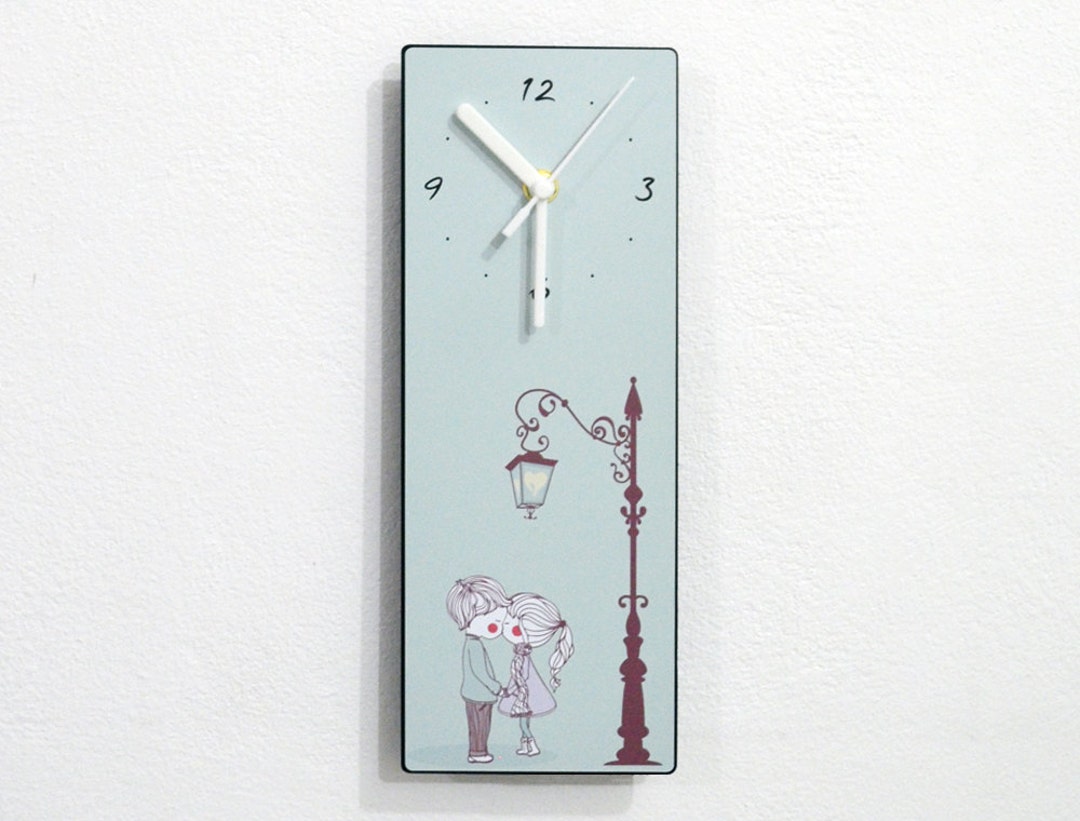 Cute Couple in Love - Wall Clock - Etsy