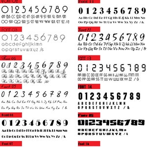 Modern House Plaque - Custom Number Sign - Fonts for Numbers - Laser ...