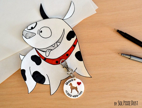 Dog Tag Miniature Pinscher Personalized Pet ID Pet - Etsy