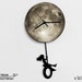 Girl Swinging on Tire - Pendulum Wall Clock - Etsy