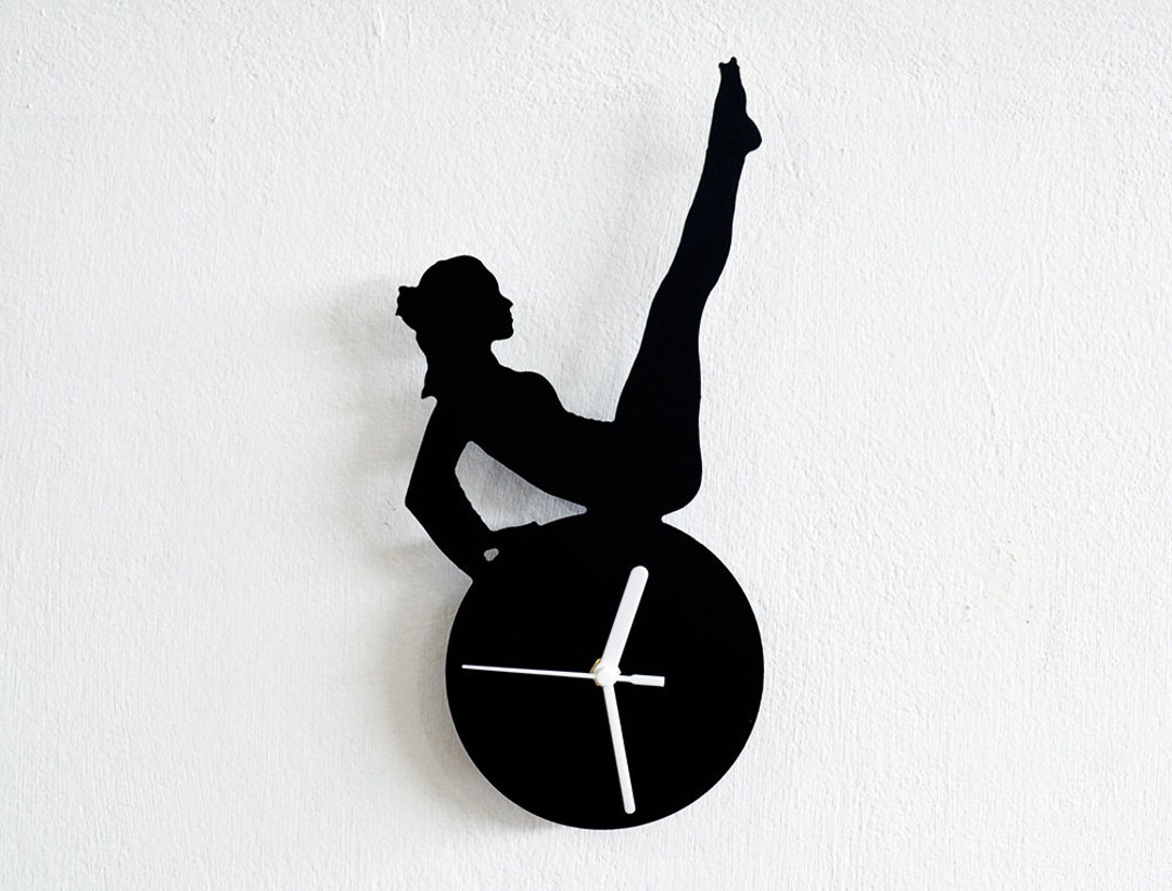Gymnastics Silhouette - Wall Clock - Etsy