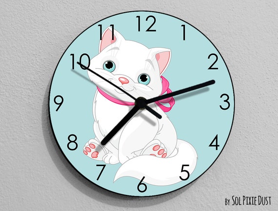 Aristocats Marie Wall Clock Kids Nursery Room Teens Room | Etsy