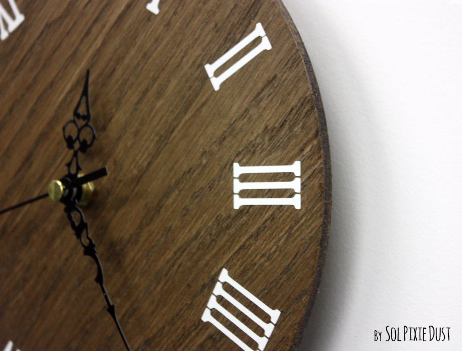 Simply Wood Circle Wall Clock - Etsy