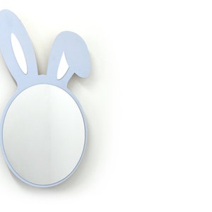 Safety Mirror Bunny Ears Duck Egg With LED Light - Wall Decor Mirror ...
