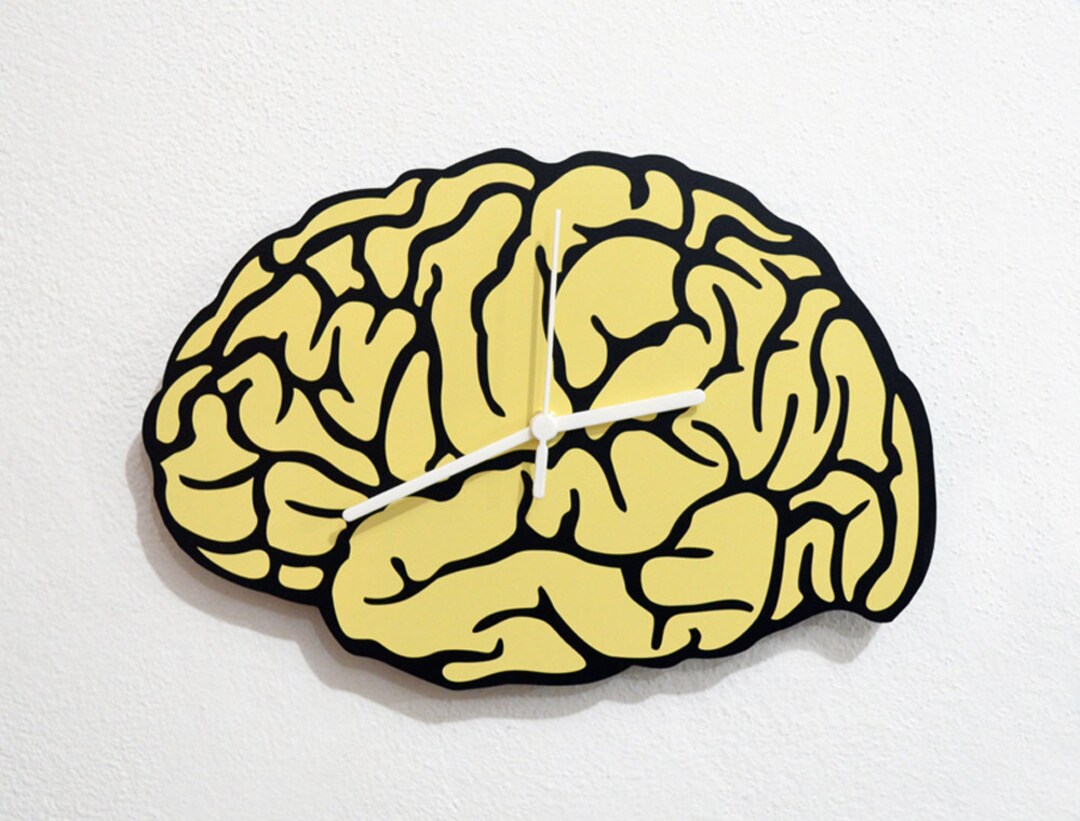 Human Brain - Wall Clock - Etsy