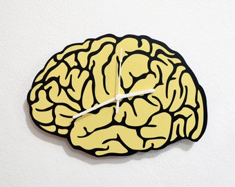 Brain Wall Clock - Etsy