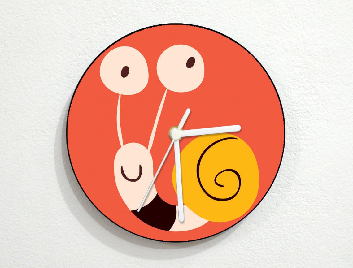 Snail Wall Clock - Etsy