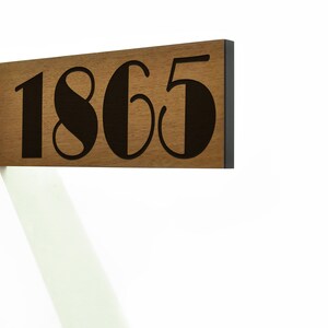 Modern Projecting Sign - Custom Double Sided Sign - Broadway Font ...
