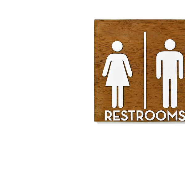 Acrylic Wc Door Sign - Etsy