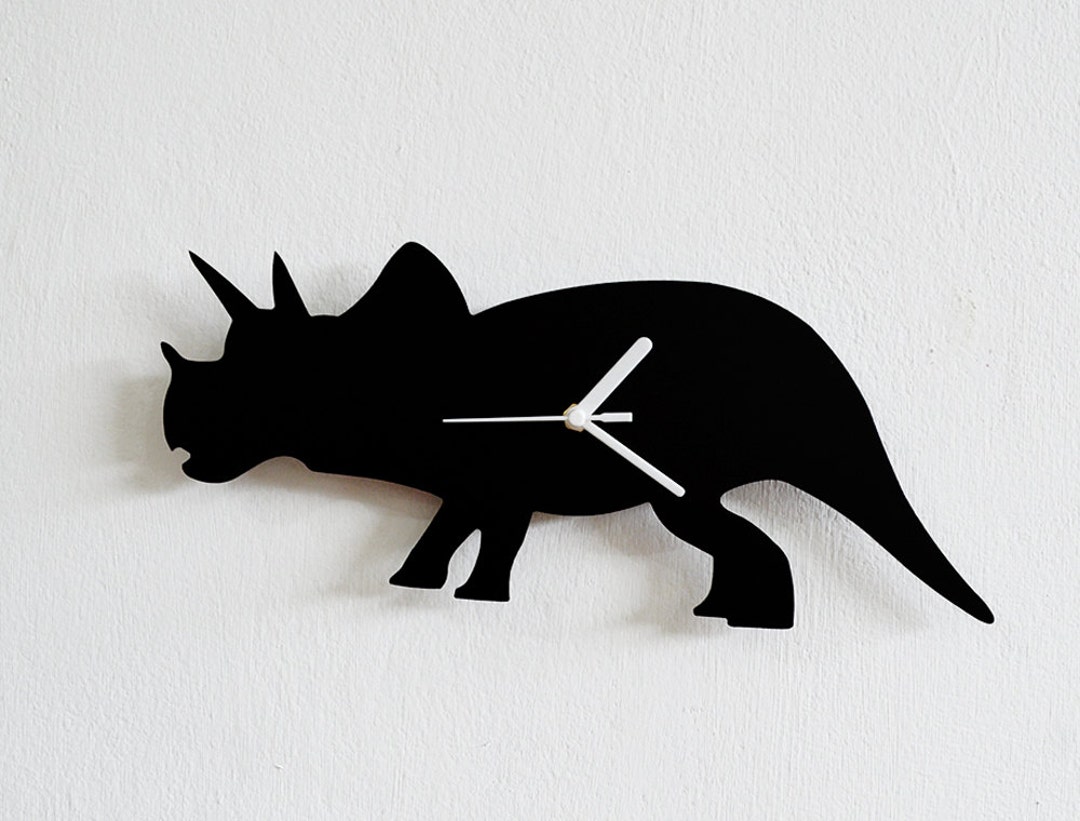 Dinosaurs Silhouette - Wall Clock - Etsy