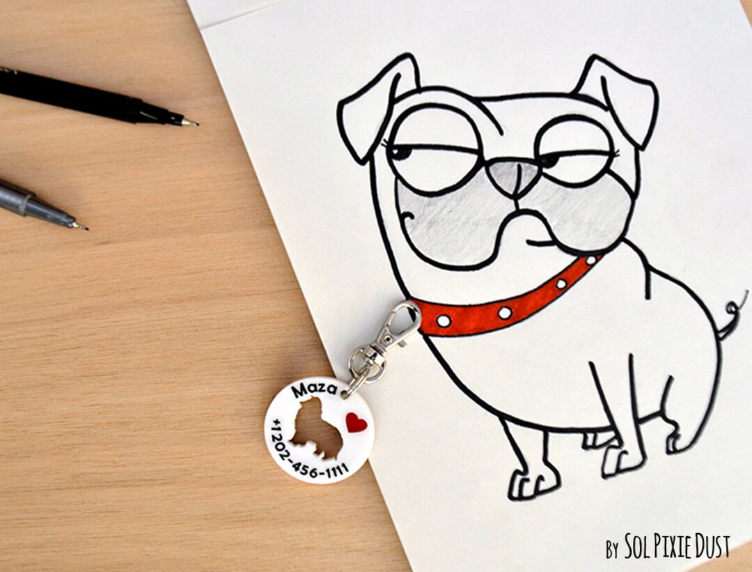 Dog Tag Shetland Sheepdog Personalized Pet ID, Pet Accessory - Etsy