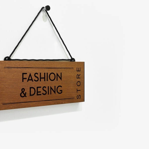 Hanging Shop Sign - Etsy