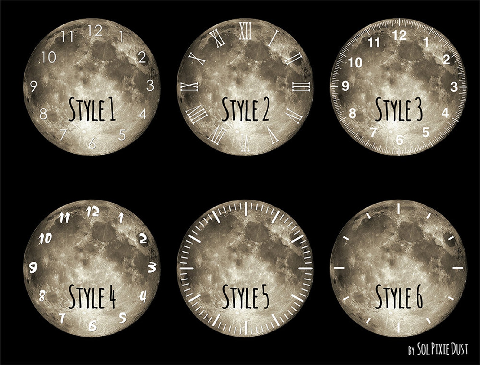 Boy Swinging on the Moon Wall Clock With Pendulum Wall - Etsy