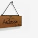 Welcome Plaque Personalized Street Sign Wooden Private - Etsy