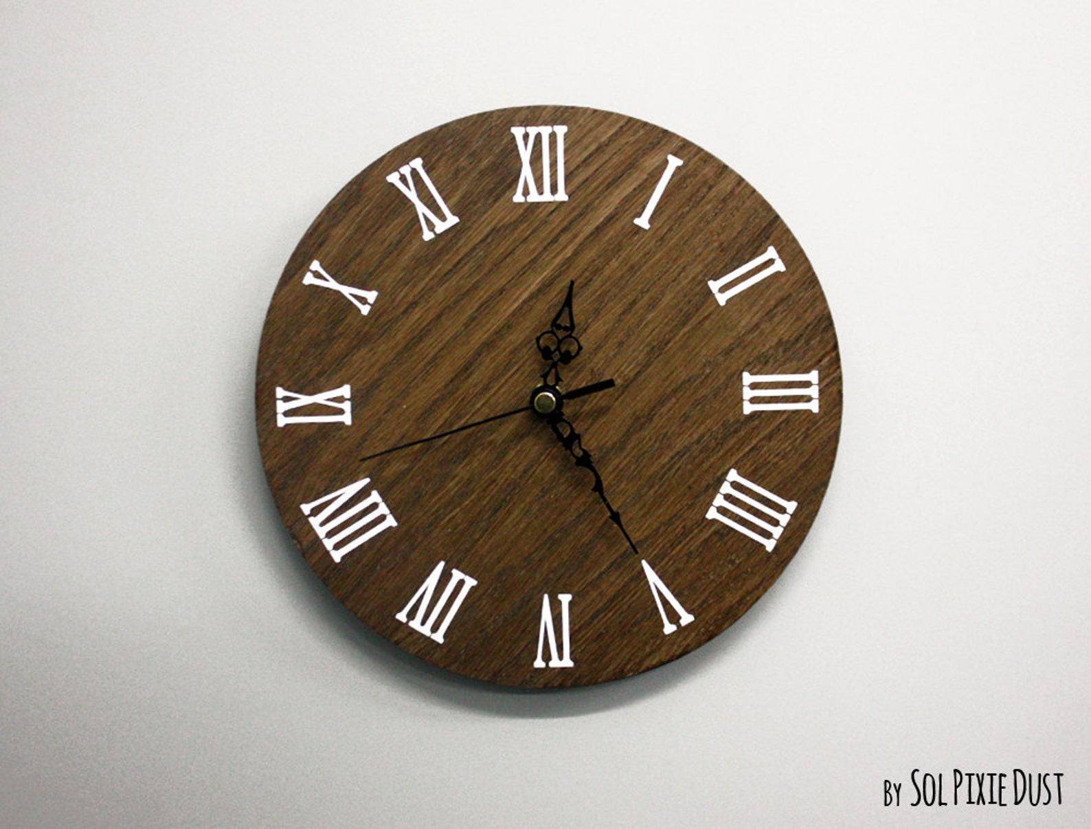 Simply Wood Circle Wall Clock - Etsy