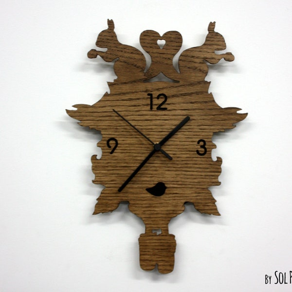 Squirrel Clock - Etsy