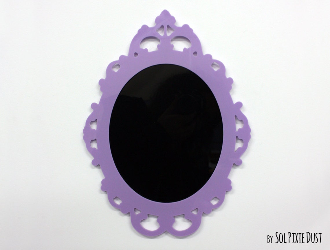 Modern Rococo Purple Photo Frame Oval Baroque Picture Frame - Etsy
