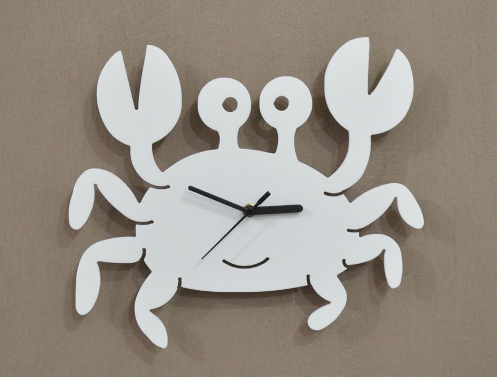 Crab Kids Cartoon Silhouette Wall Clock - Etsy