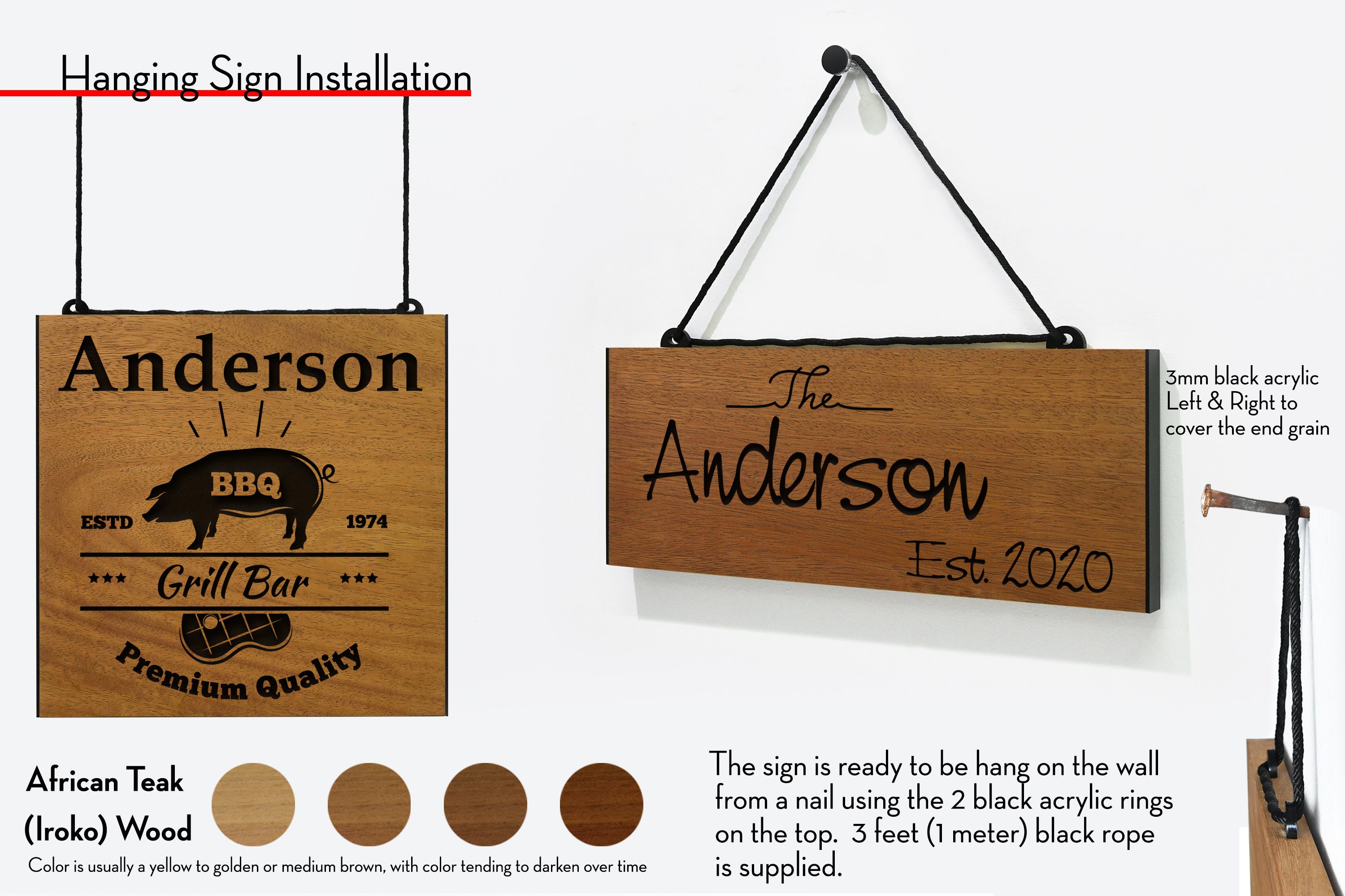 Welcome Plaque Personalized Street Sign Wooden Private | Etsy