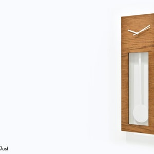 Bluntly Modern Design - Wooden Grandfather Pendulum - Wall Clock ...