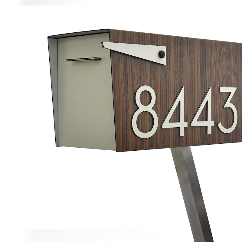 Wood Mailbox Post - Etsy