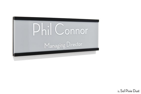 Wall Mounted Name Plates Nameplate & Name Plate Holder. Wall Mount Or