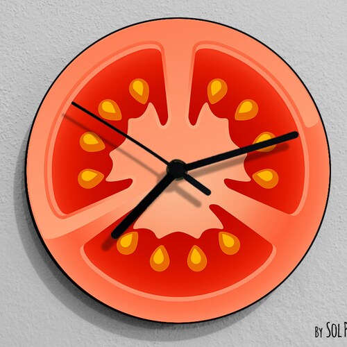 Watermelon Fruit Wall Clock - Etsy