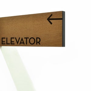 Custom Directional Sign - Wayfinding Sign - Elevator Sign - Directional ...