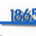 Modern House Numbers Blue With Black Acrylic Contemporary - Etsy