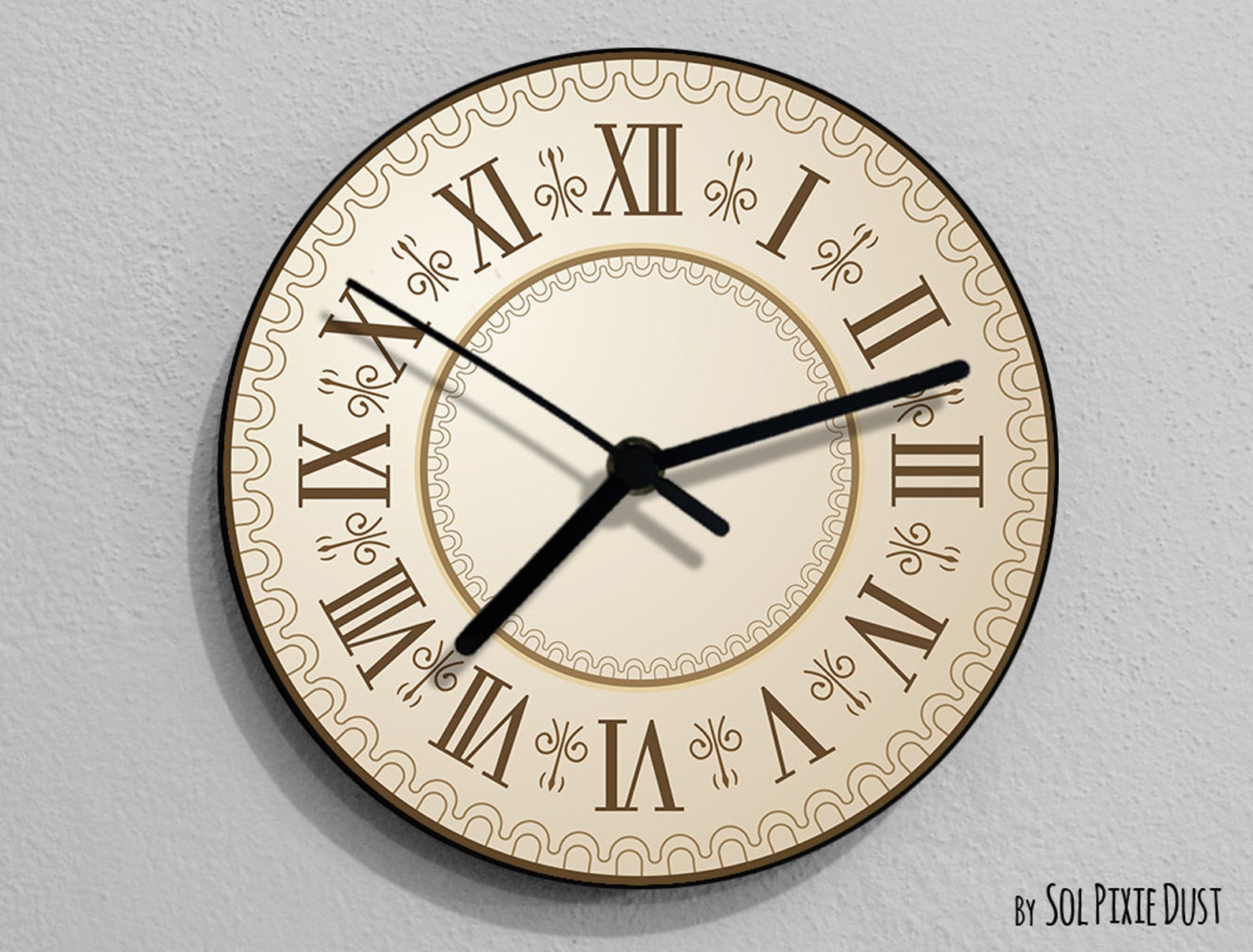 Vintage Retro Wall Clock - Etsy