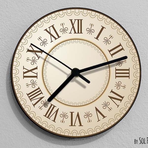 Retro Wall Clock - Etsy