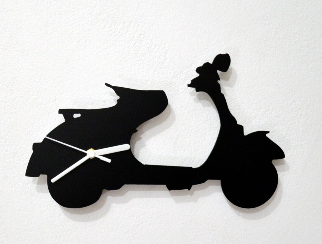 Scooter - Wall Clock - Etsy