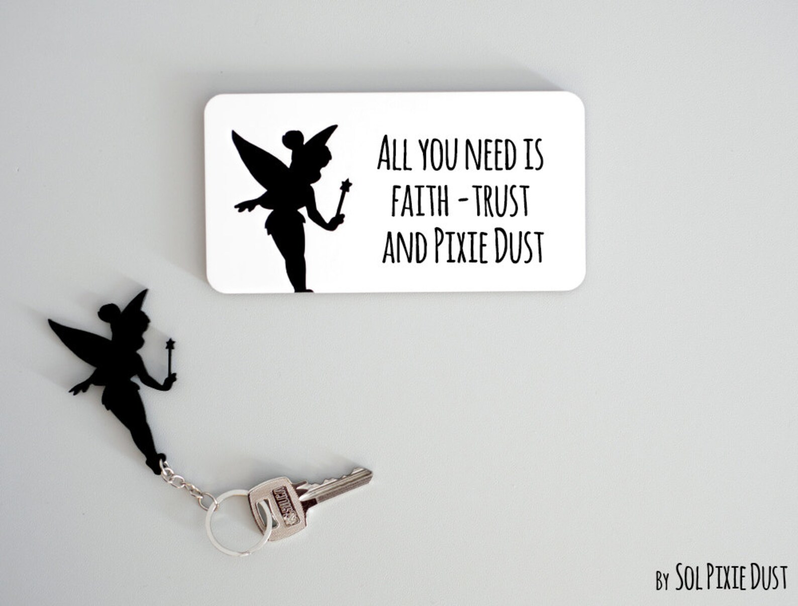 Tinker Bell all You Need is Faith Trust and Pixie Dust. | Etsy