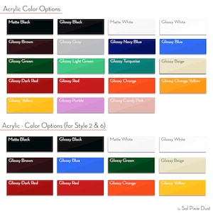 Modern House Numbers Letters - Red Acrylic - Mailbox Numbers - Home ...