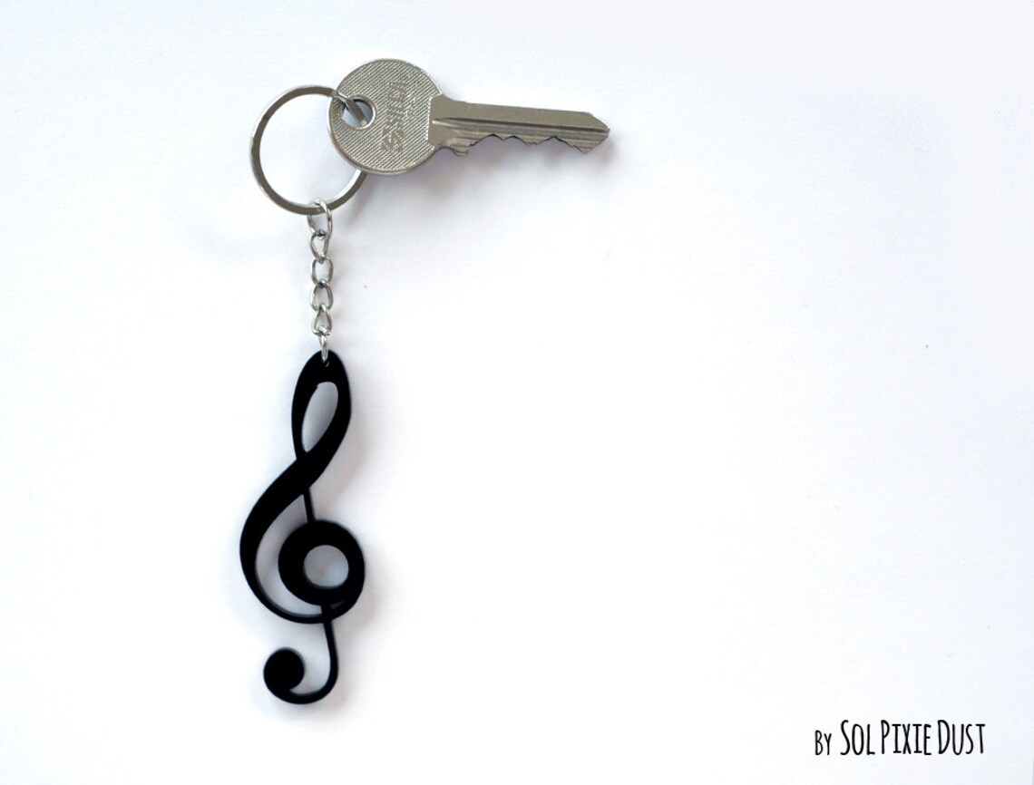 Keyring Sol Music Key - Etsy