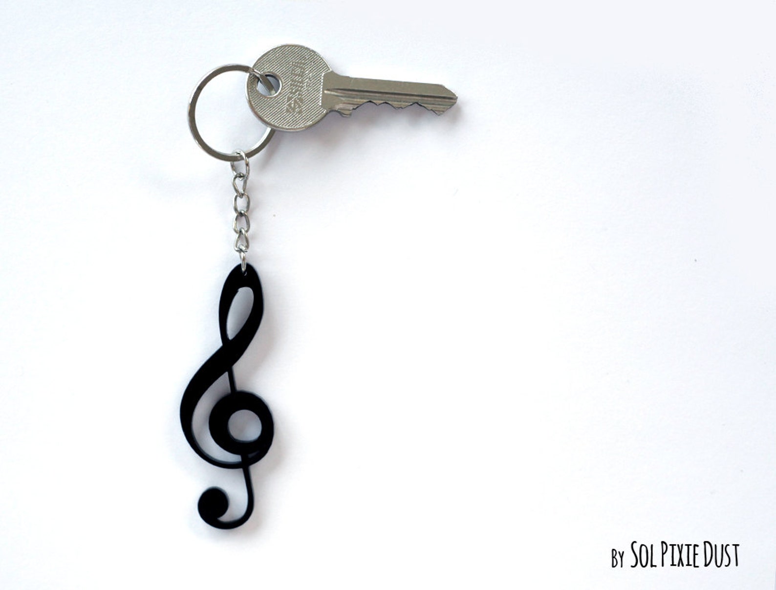 Keyring Sol Music Key - Etsy