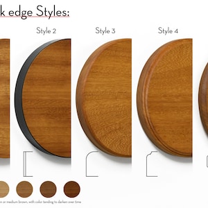 Wooden Round Clock Natural Wood Face - Week Days Clock - Laser Engraved ...