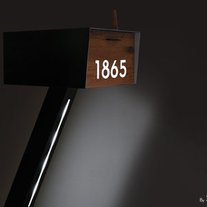 Post Mounted Mailbox - Aluminum Mailbox Post - Mailbox Pole - Metal ...