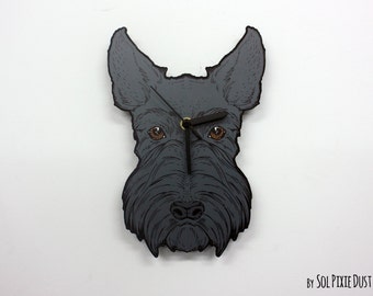 Dog Face Clock - Etsy