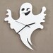Halloween Cute Ghost Silhouette Wall Clock - Etsy