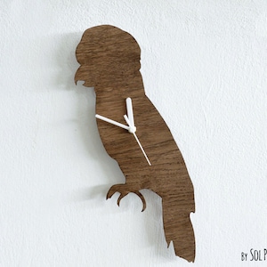 Parrot - Wooden Wall Clock - Etsy