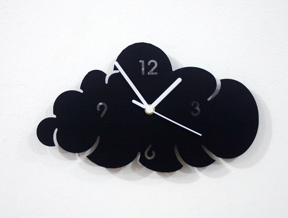 Cloud Wall Clock - Etsy
