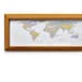 World Map in Wooden Frame - Modern Wooden Frame Made With African Teak ...
