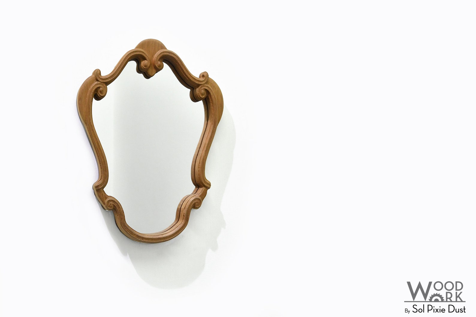 Wooden Frame Rococo Mirror Wall Decor Mirror Hanging - Etsy