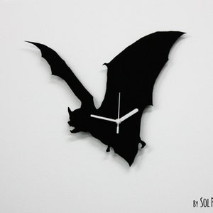 Vampire Bat Silhouette - Wall Clock - Etsy