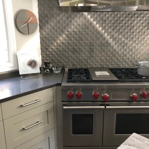 Concrete Square With Eagle Silhouette - Wall Clock - Modern Wall Clock ...