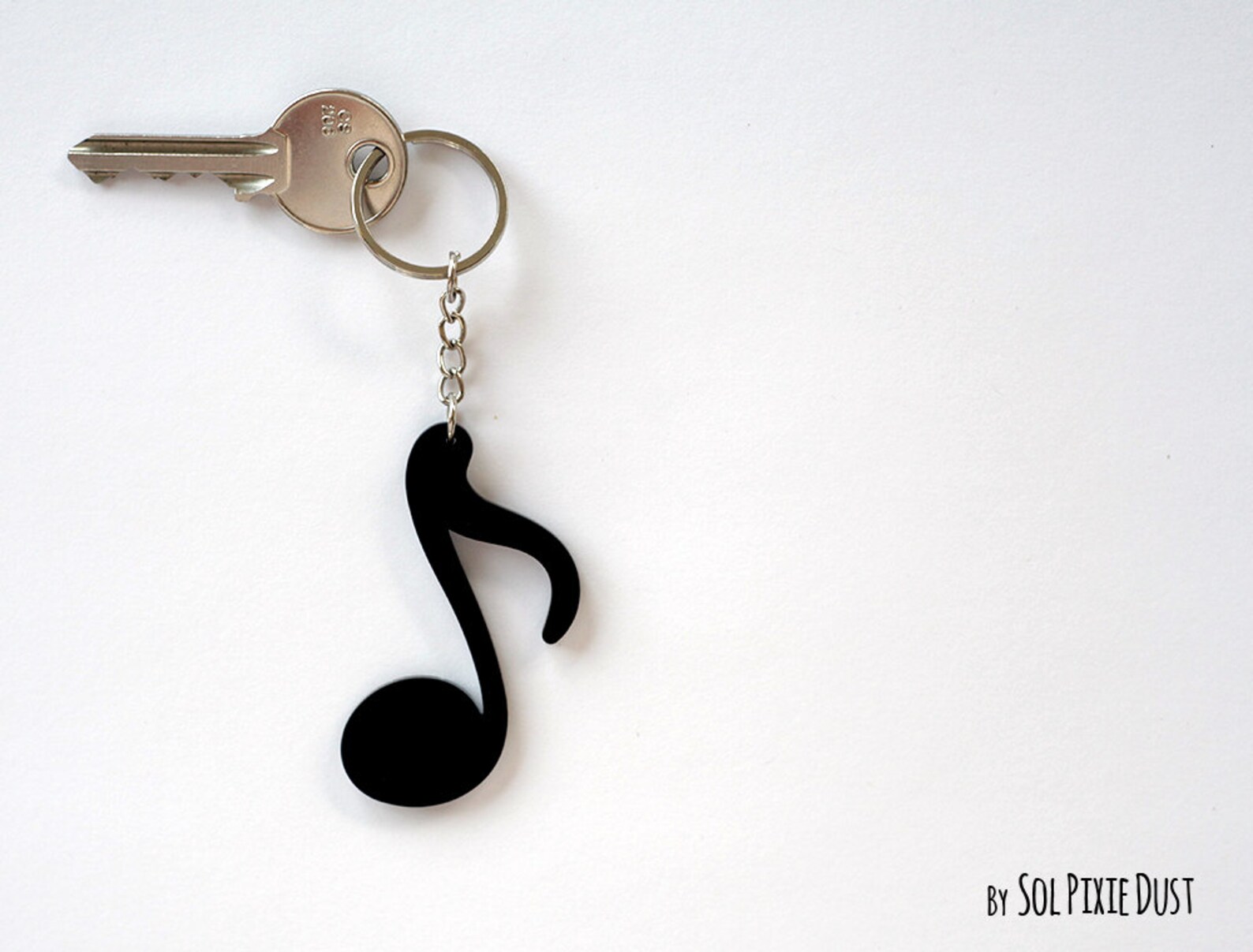 Key Chain Music Note | Etsy