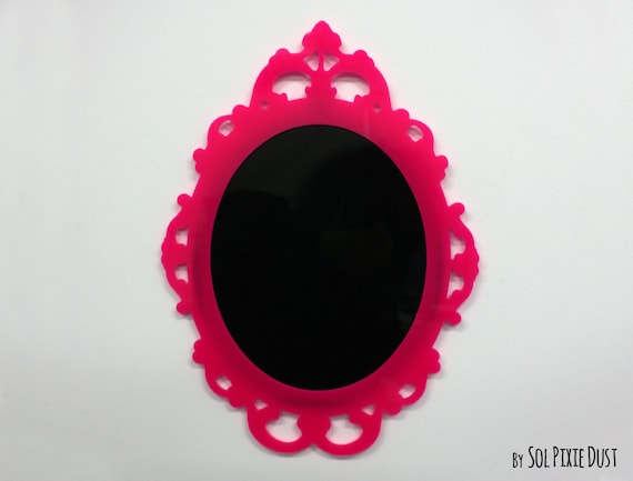 Pink Oval Frame