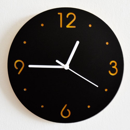 Simply Circle Modern Wall Clock - Etsy